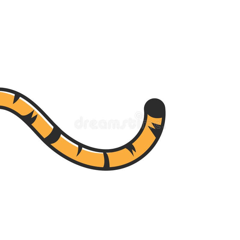 Tiger Tail Icon Vector Element Design Template Stock Vector ...