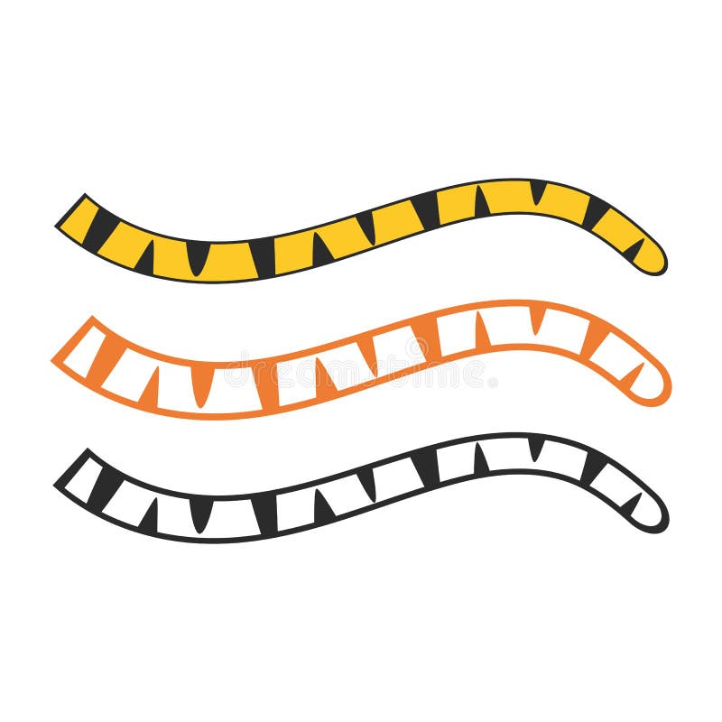 Tiger tail icon vector stock vector. Illustration of claw - 265974830