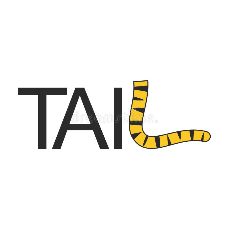 Tiger tail icon vector stock vector. Illustration of claw - 265974833