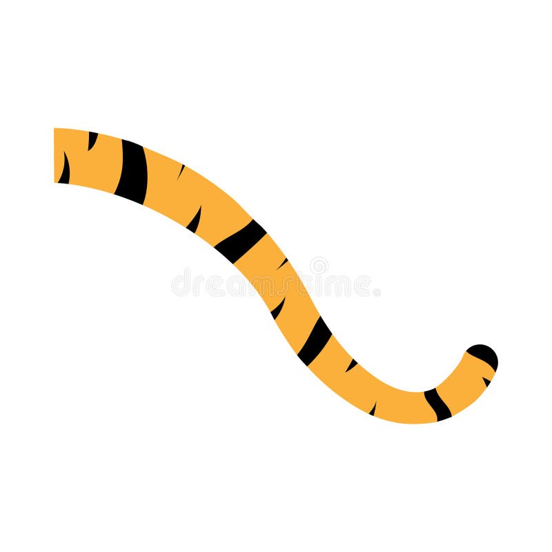 Tiger tail icon vector stock illustration. Illustration of reserve ...
