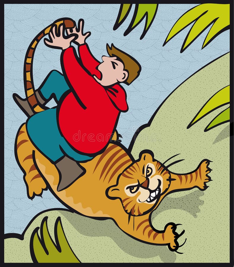 Tiger tail stock vector. Illustration of antagonizing - 56578908