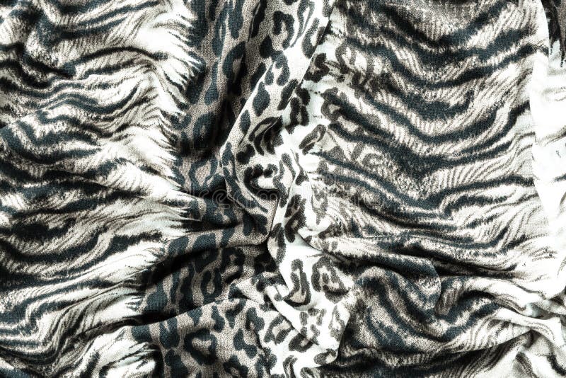 Tiger Textile Piece of Clothes Stock Photo - Image of fabric, cloth ...