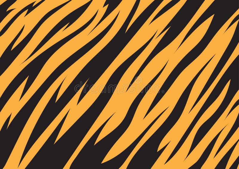 Tiger Texture Abstract Background. Stock Vector - Illustration of print ...