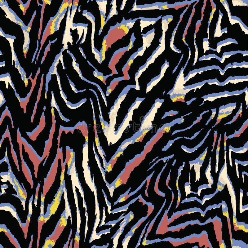 Tiger Texture Pattern Design Vector. Stock Vector - Illustration of ...