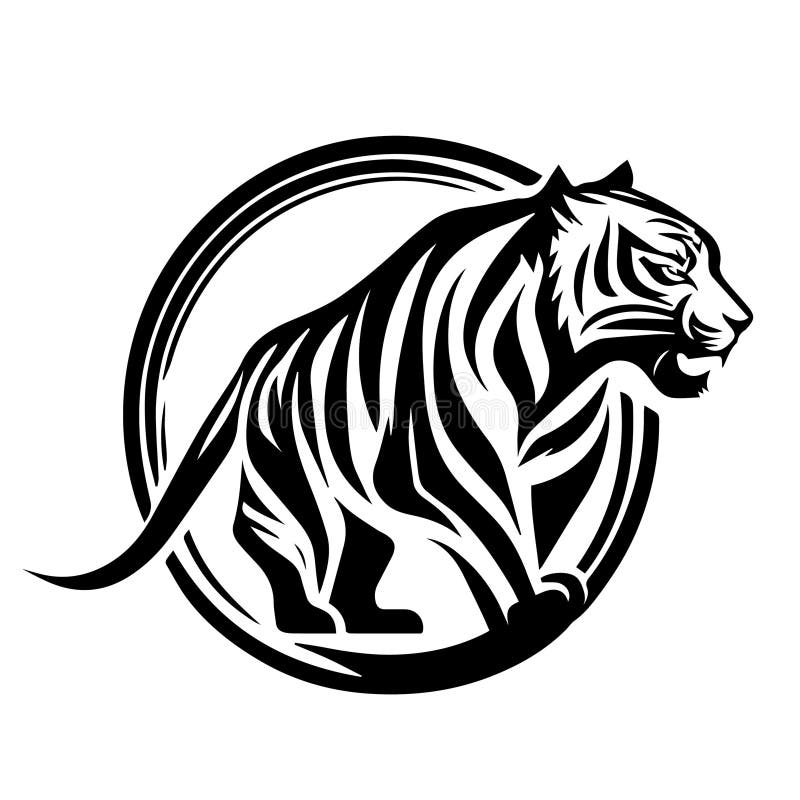 Tiger Vector Image on a White Background. Vector Illustration Logo ...