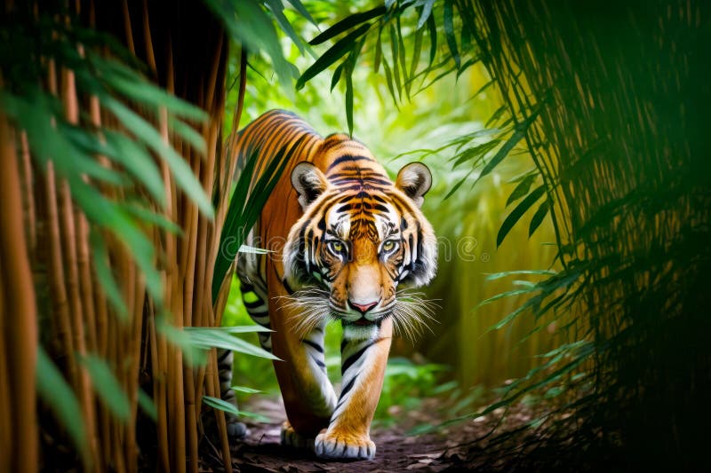 Forest Filled with Lots of Trees Next To Forest Filled with Fire ...