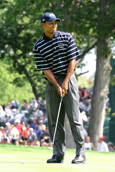 Tiger Woods 2004 Ryder Cup editorial stock photo. Image of 2004 - 12068983