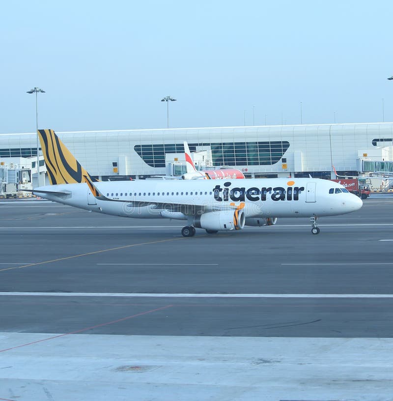 Tigerair Plane editorial photography. Image of carrier - 43128472