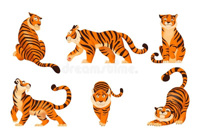 Flat Tigers Stock Illustrations – 890 Flat Tigers Stock Illustrations ...