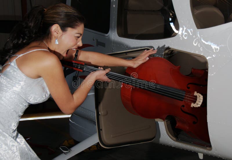 Tight Cello stock image. Image of arrival, training, airline - 7165825