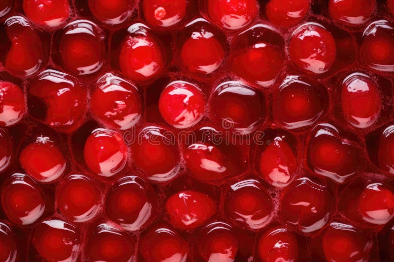 Tight Shot of Cherry Jelly, Contrasting Red Texture Stock Image - Image ...