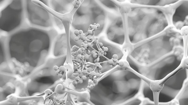 A Tight Shot of a Nanostructure Under an Electron Microscope Capturing ...