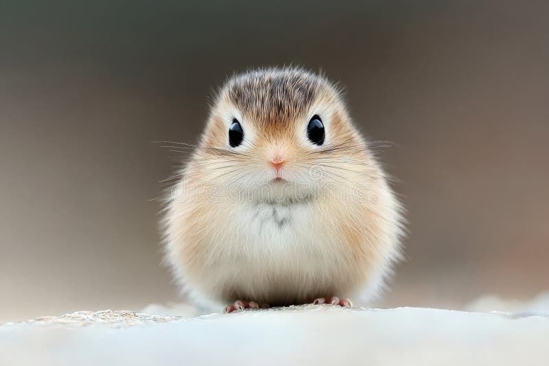 A Tight Shot of a Small Rodent Gazing at the Camera in Amazement Stock ...