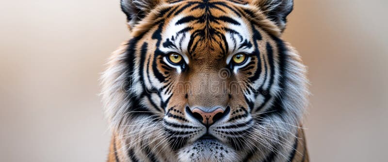 Tight Shot Tiger's Face Blurred Background Stock Photos - Free ...