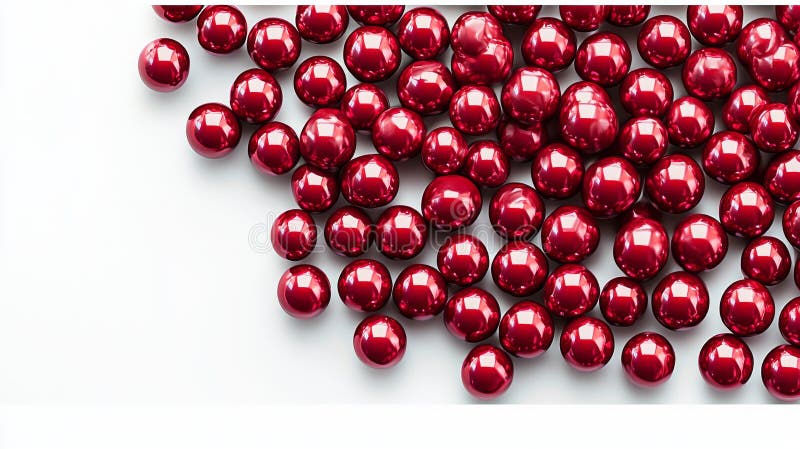 A Tight View of Several Lively Red Balls Packed Together, Displaying a ...