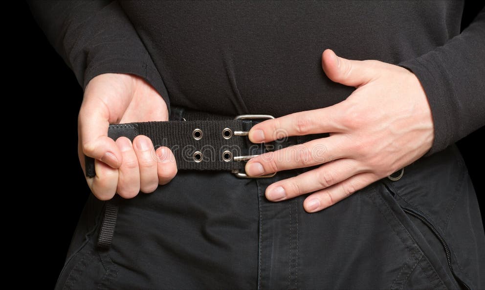 Tightening the belt stock image. Image of credit, adiposity - 18676703