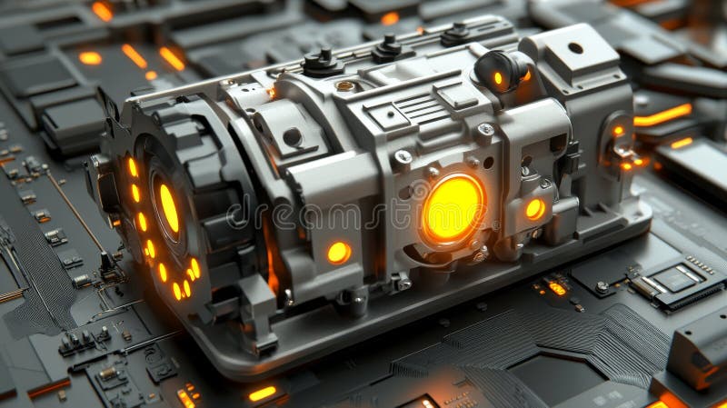 Tightly Coiled Copper Wire Envelops a Toroidal Core Inductor ...