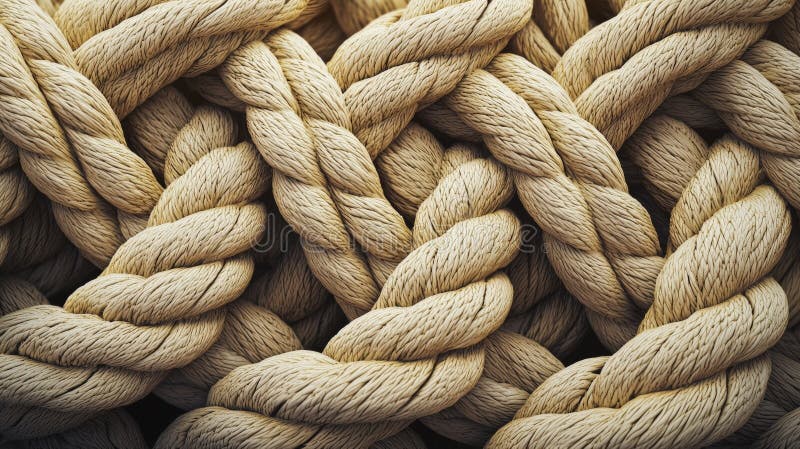 Tightly Interwoven, this Arrangement of Hemp Rope Creates a Captivating ...