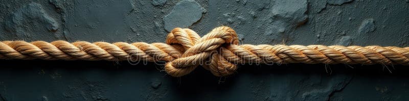Tightly Wound Rope Stone Backdrop Precarious Patterns Risk Implied ...