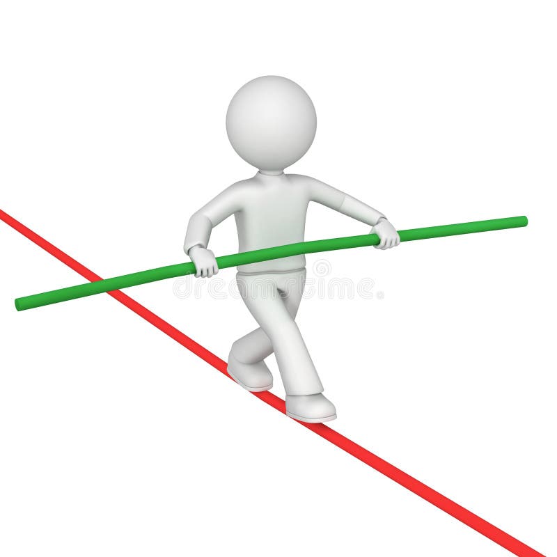 Tightrope Walker Clipart