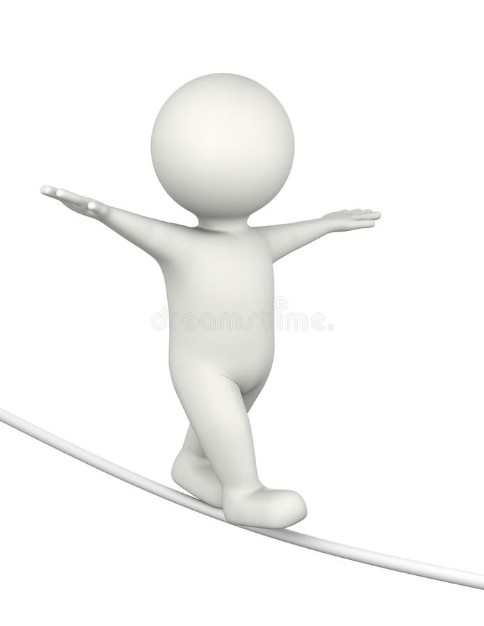 Tightrope Walker Cartoon Stock Illustrations – 294 Tightrope Walker ...