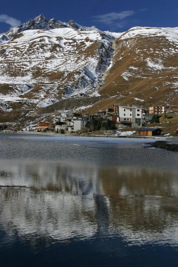 Tignes stock image. Image of mountain, nature, holidays - 12471567