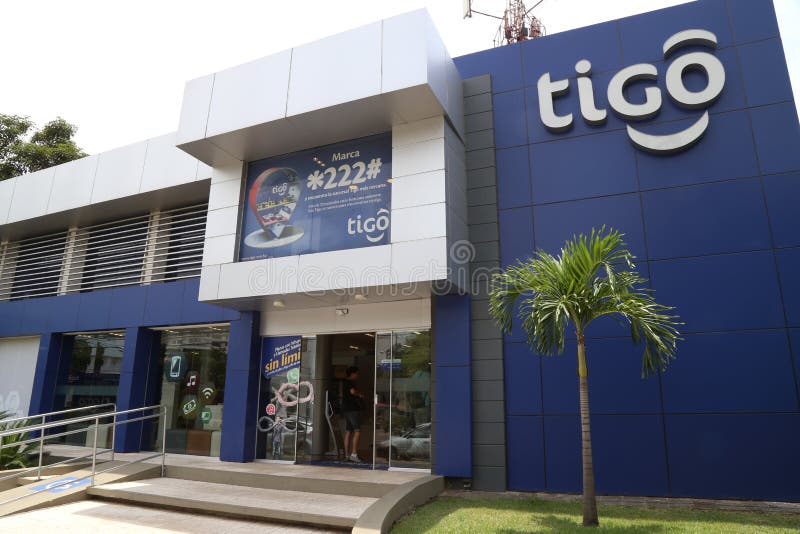 TIGO Mobile Operator Office in Santa Cruz, Bolivia Editorial Photo ...