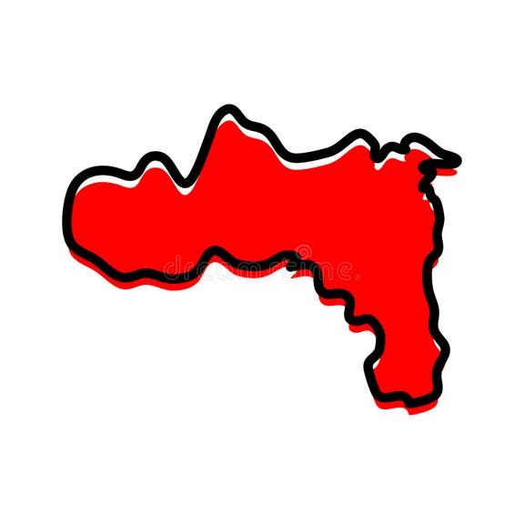 Tigray Region of Ethiopia Vector Map Design Stock Vector - Illustration ...