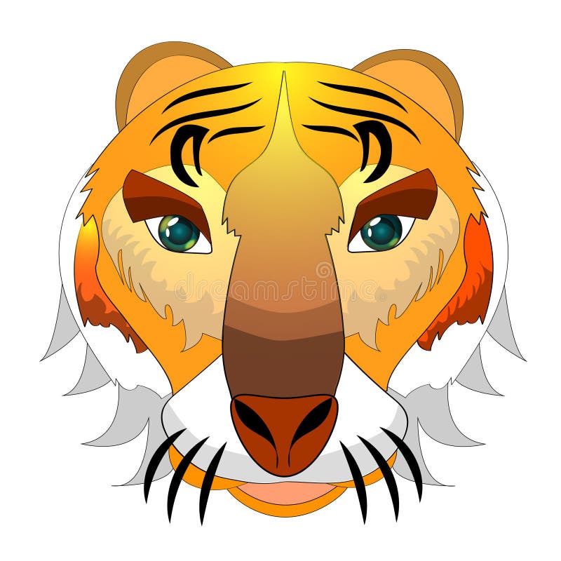 Evil Man Portrait Silhouette in Contrast Backlight Stock Vector ...