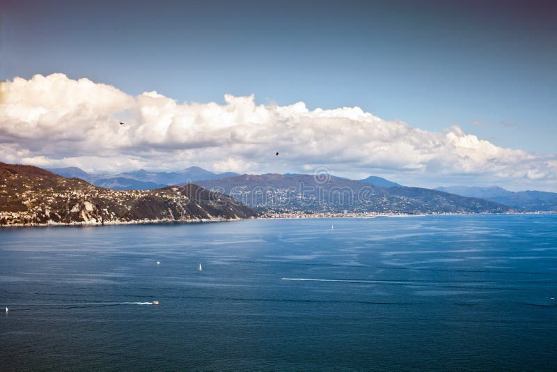Tigullio coast stock photo. Image of holiday, portofino - 13926150