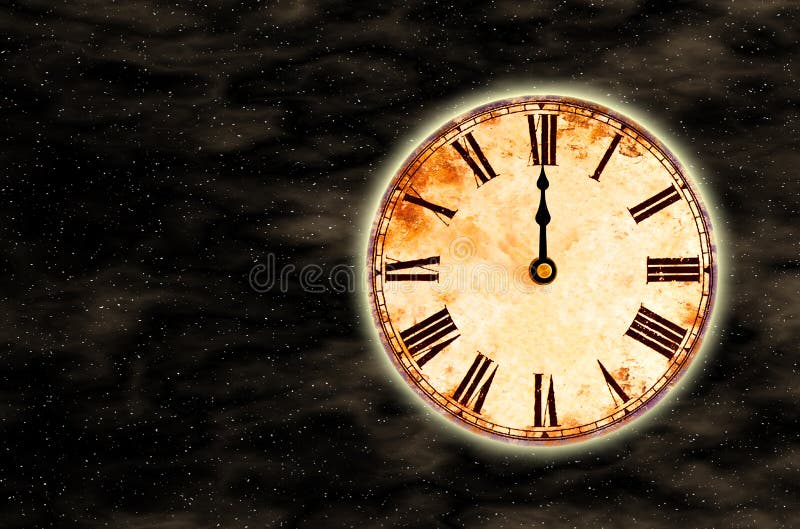 Tijd en ruimte stock illustratie. Illustration of kwestie - 194312045