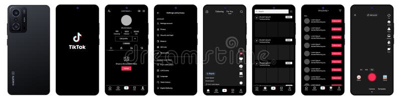 Tik Tok Screen Stock Illustrations – 375 Tik Tok Screen Stock ...