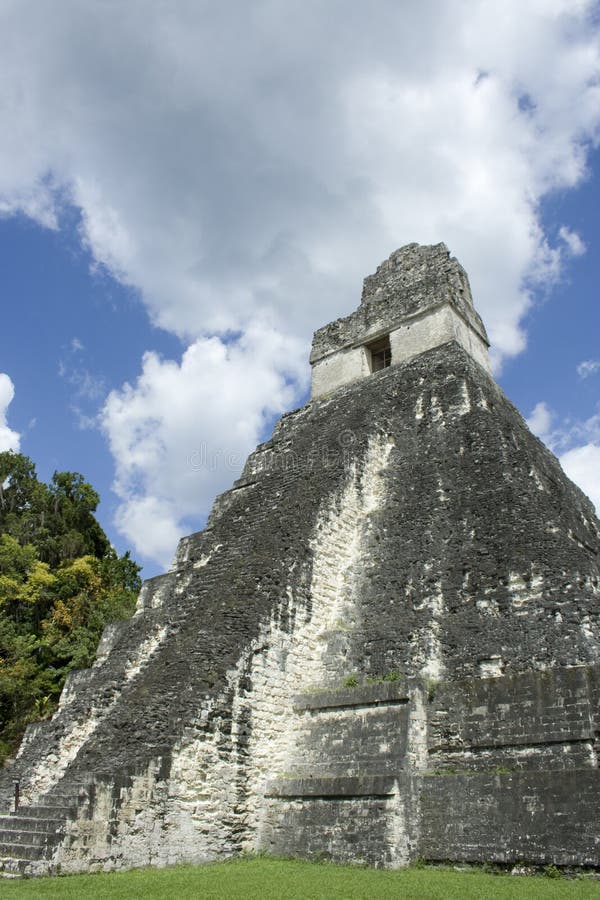 Tikal Temple 4 stock image. Image of temple, central, trip - 5508811