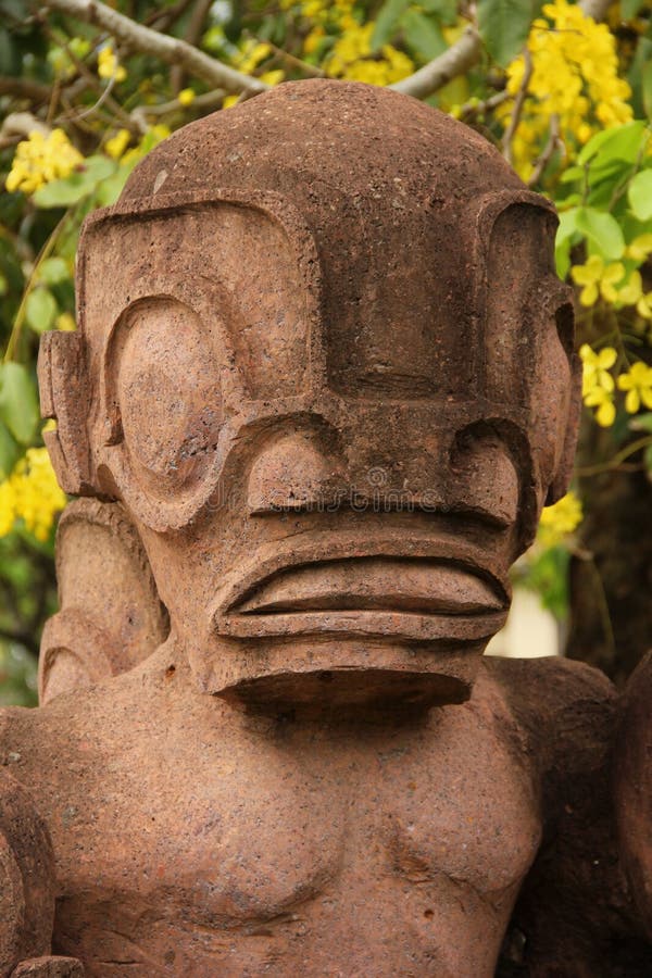 Tiki foto de archivo. Imagen de arte, tatuaje, polinesia - 79006872