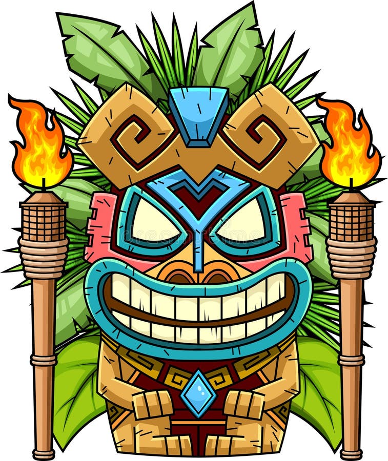 Clipart De Fête Tiki Tiki Stock Illustrations – 13,672 Tiki Stock