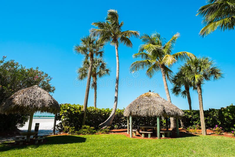 Tiki Hut stock photo. Image of cabana, relax, palm, lifestyle - 39280258
