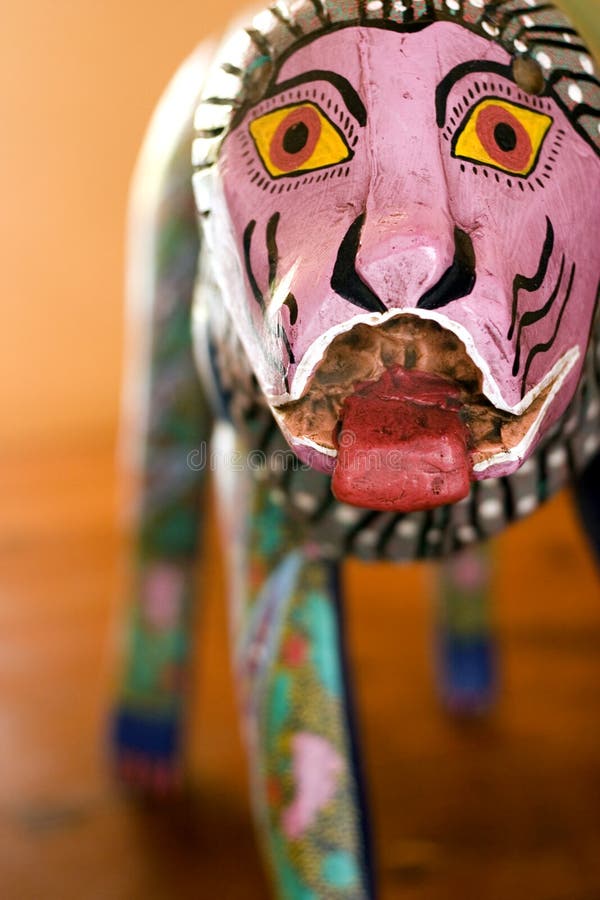 Tiki monster stock image. Image of tongue, stick, color - 8717027