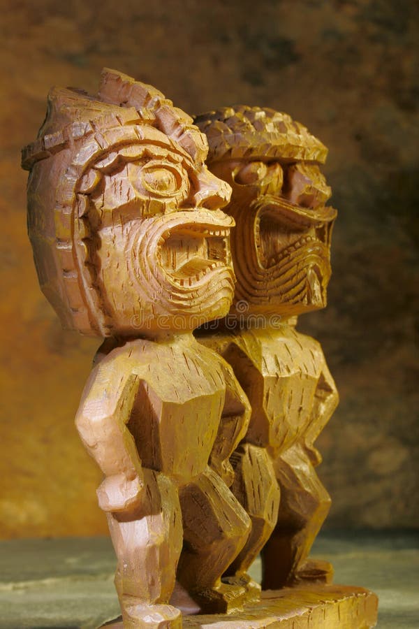 Tiki statues stock photo. Image of deities, superstition - 1094038