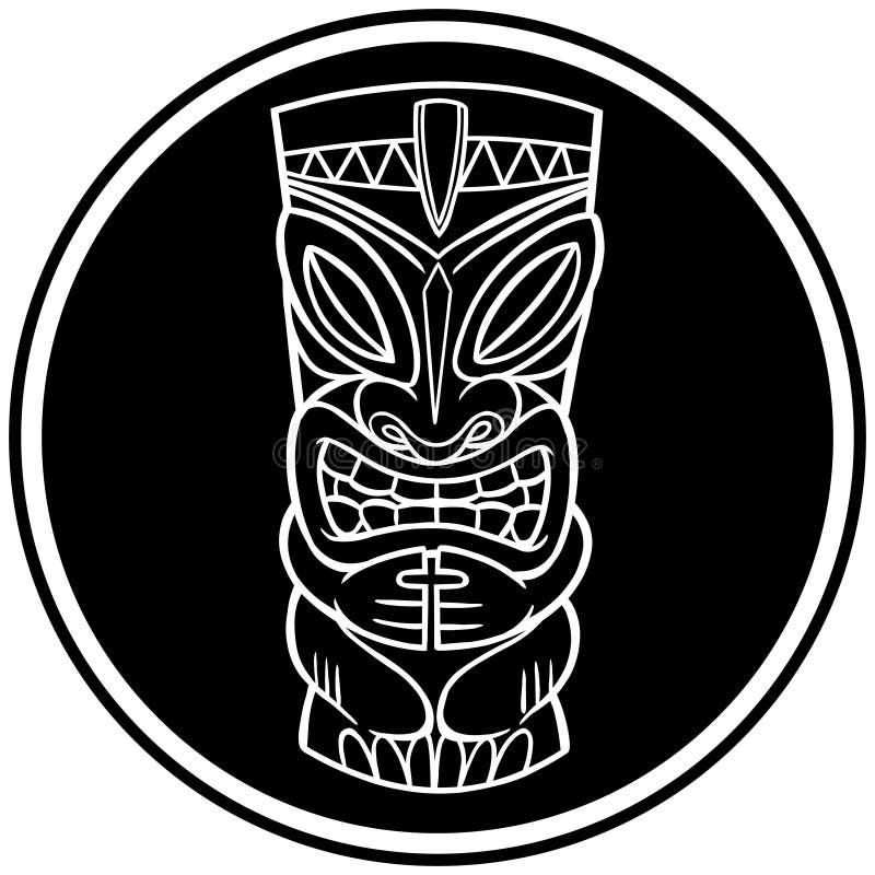 Tiki Turtle stock illustration. Illustration of cartoon - 39303155