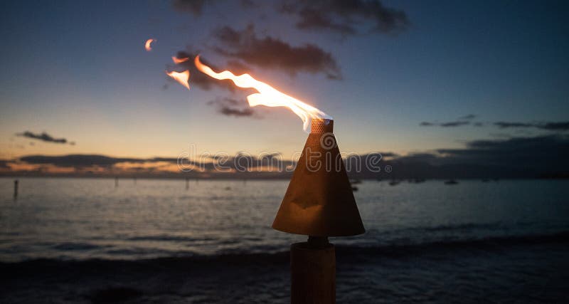 Tiki Torch Night Stock Photos - Download 125 Royalty Free Photos