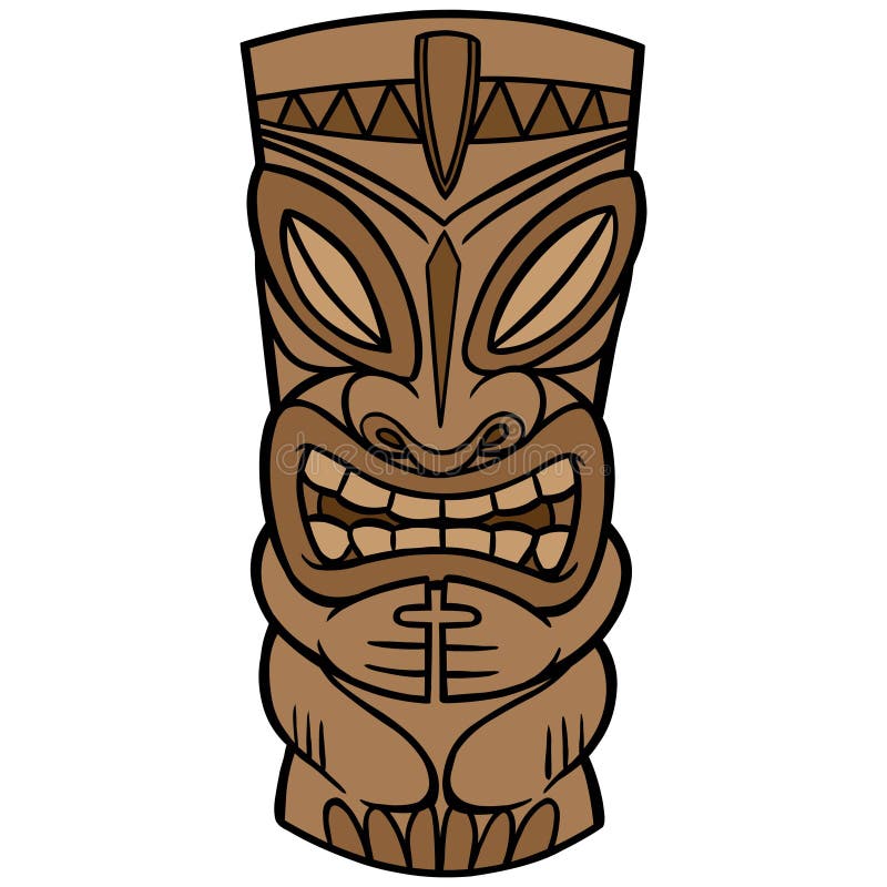 Tiki Statue Clipart