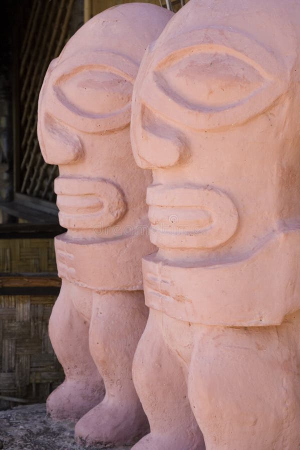 Tikis stock photo. Image of twins, tiki, tropical, statues - 485360