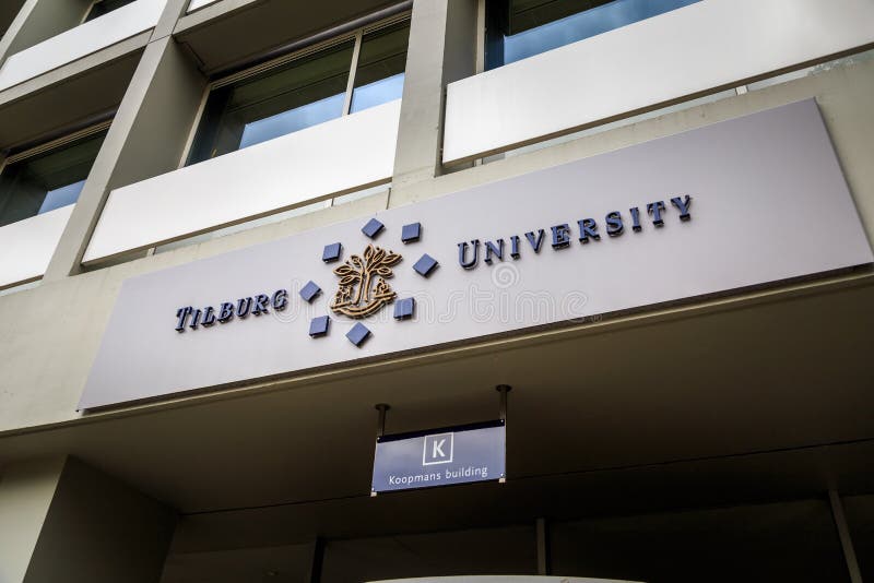 Tilburg University editorial image. Image of sign, academia - 56417020