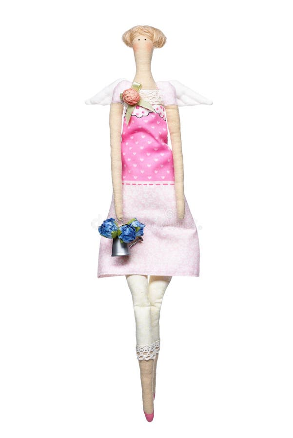 Tilda doll stock photo. Image of handmade, child, beads - 50411760