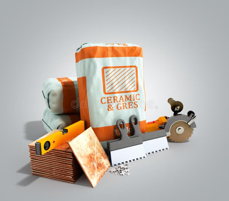 Tile Adhesive Vector