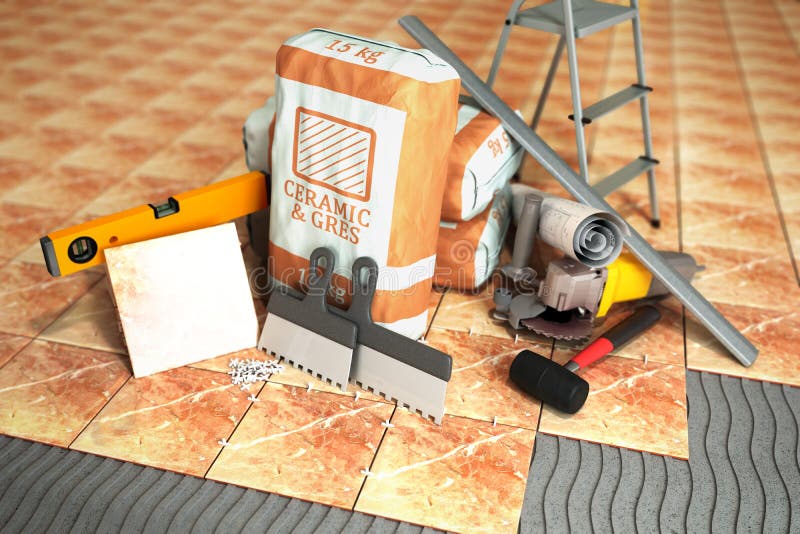 Tile Adhesive Vector