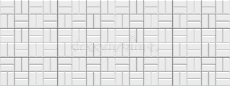 Tile Brick Pattern. Seamless Subway Wall. Vector Illustration Stock ...