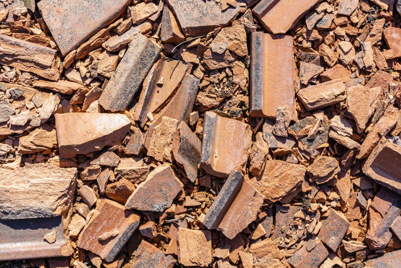 Tile Broken into Pieces As a Texture Stock Image - Image of design ...