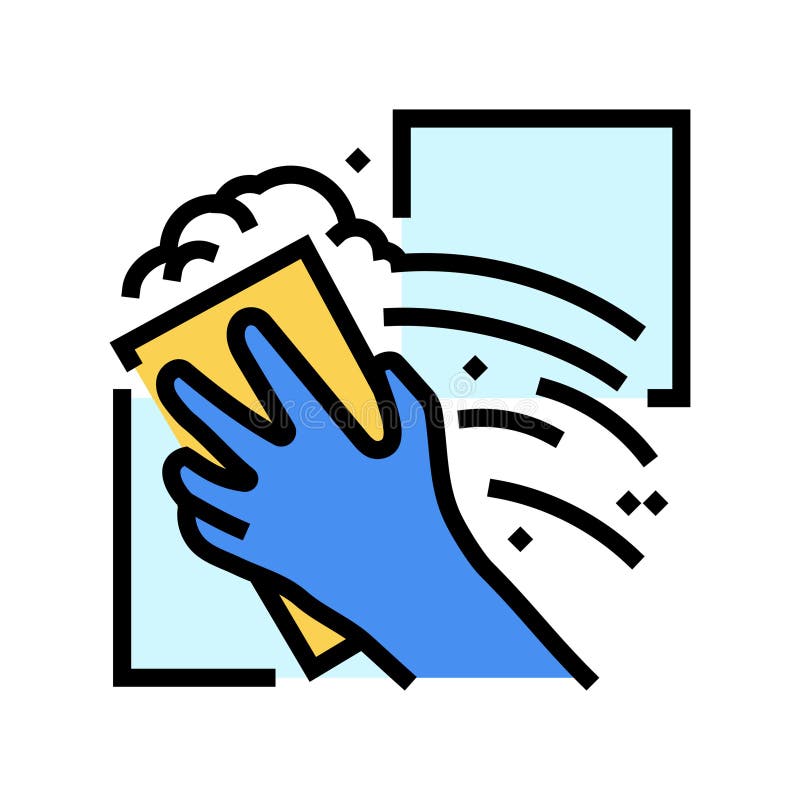 Tile Cleaning Bleach Color Icon Vector Illustration Stock Illustration ...
