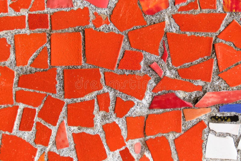 Tile Crumb As a Red Mosaic Texture Stock Image - Image of bright ...